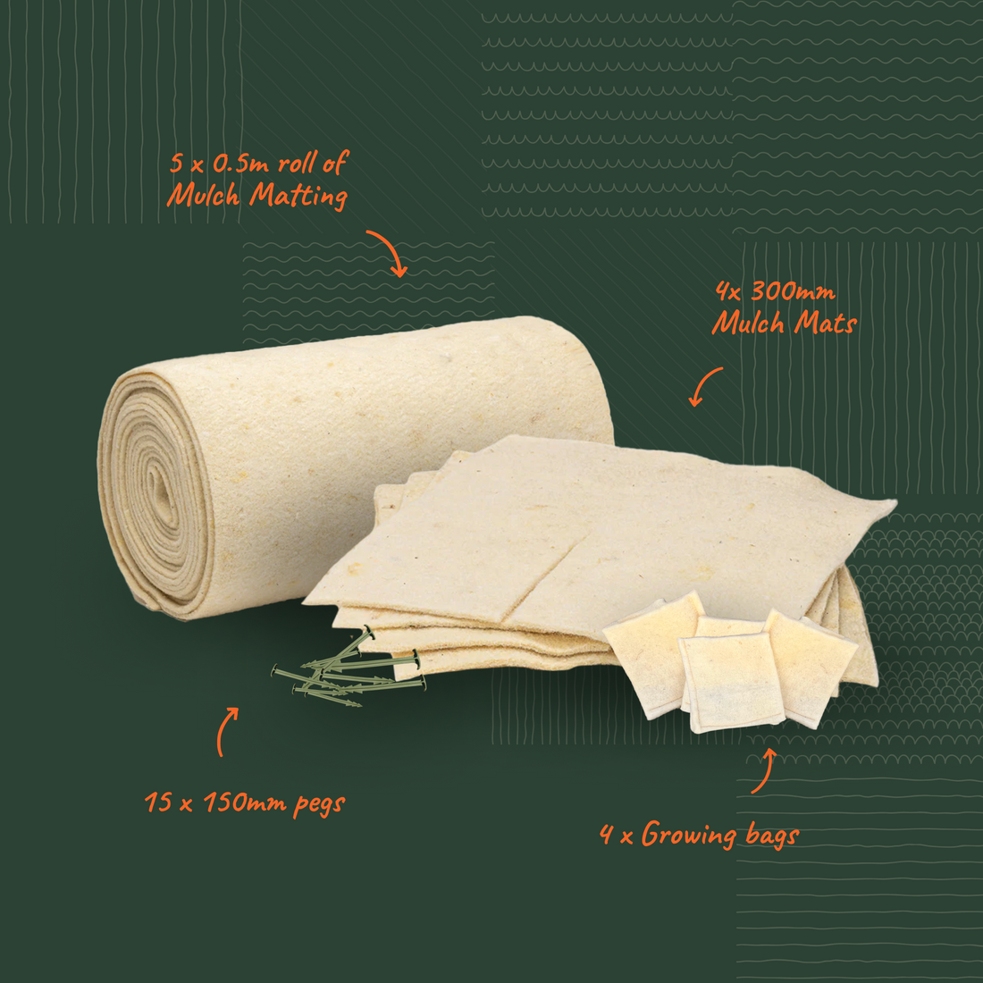 Wool.Life | Products | Pure Wool Natural Weed Mat – Wool Life