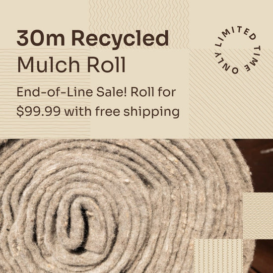 Biodegradable Weed & Mulch Mats from 100% Recycled NZ Wool – Wool Life
